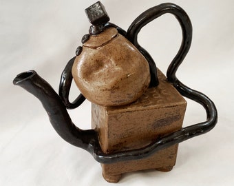 Hand Built Teapot - Etsy