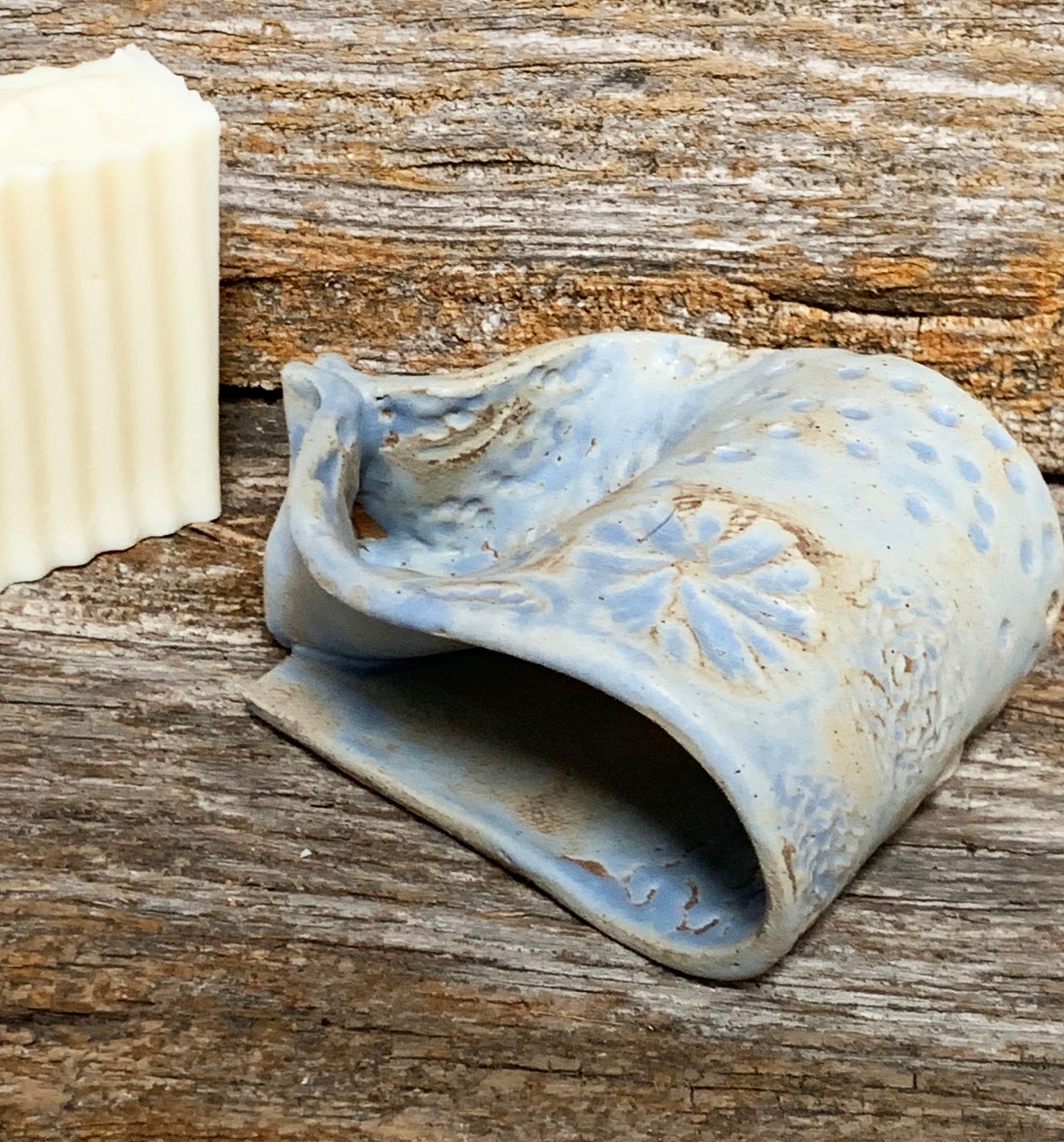 Folded Soap Dish, Unique Stoneware Art - Etsy