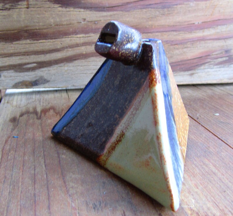 Triangle Whistle, Unique Handmade Pottery, Pyramid Shape - Etsy