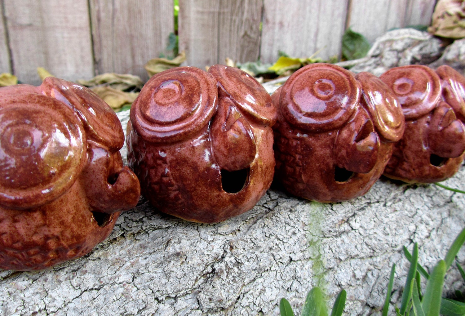 Stoneware Owl Whistle Miniature Pottery Art - Etsy