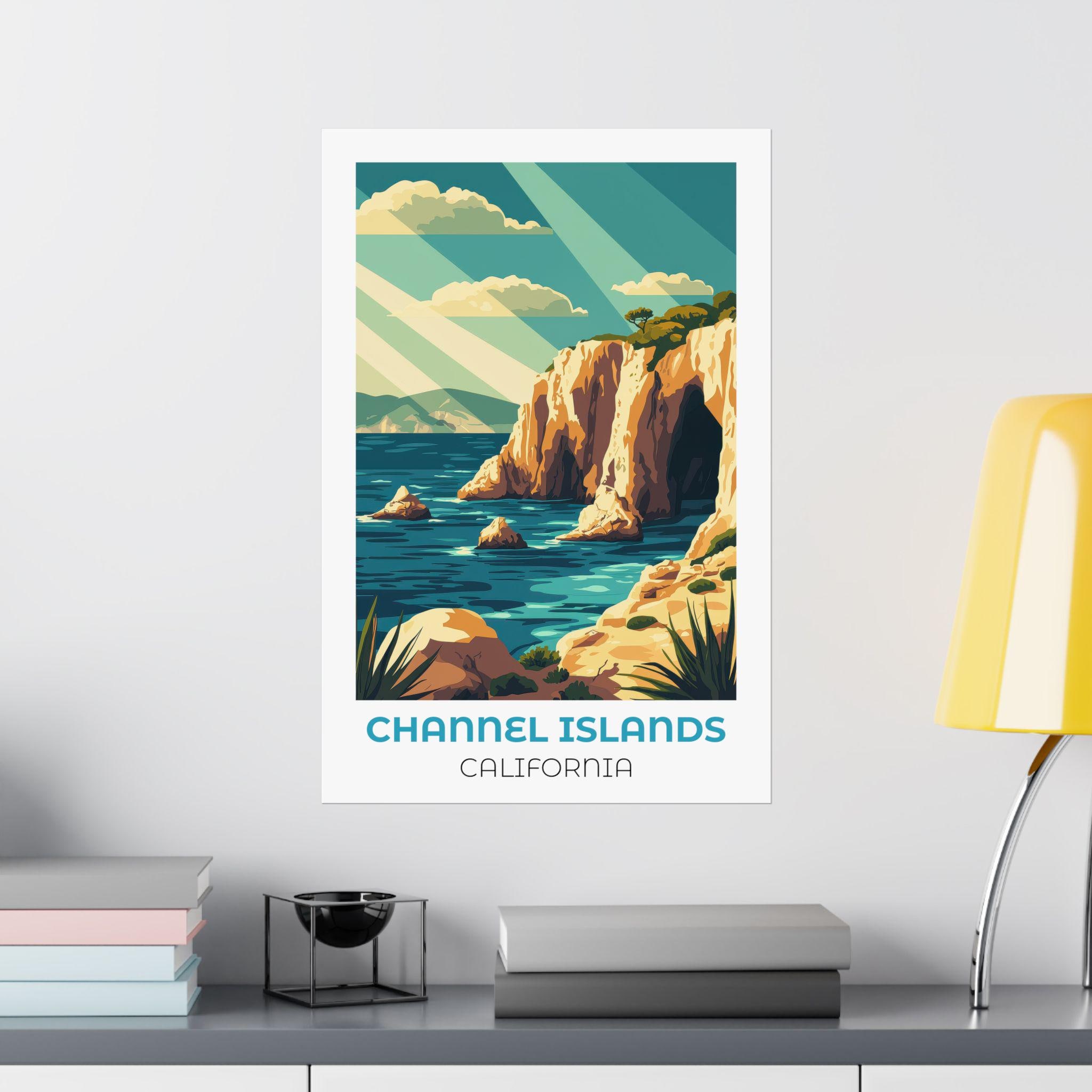 Channel Islands National Park Poster California Wall Art Coastal ...