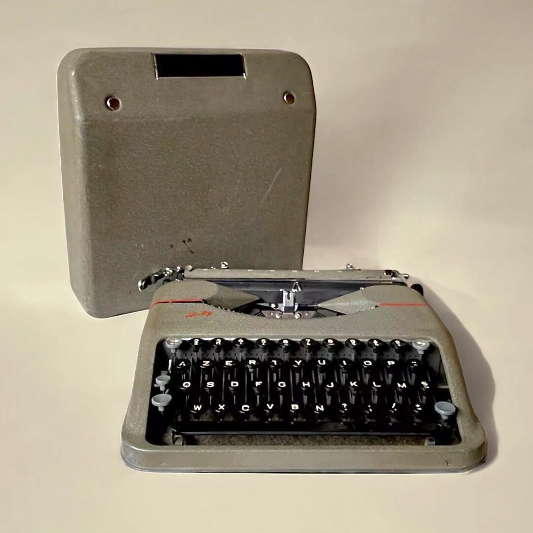Vintage Hermes Baby Typewriter in Suitcase - Switzerland - 1950 - Etsy