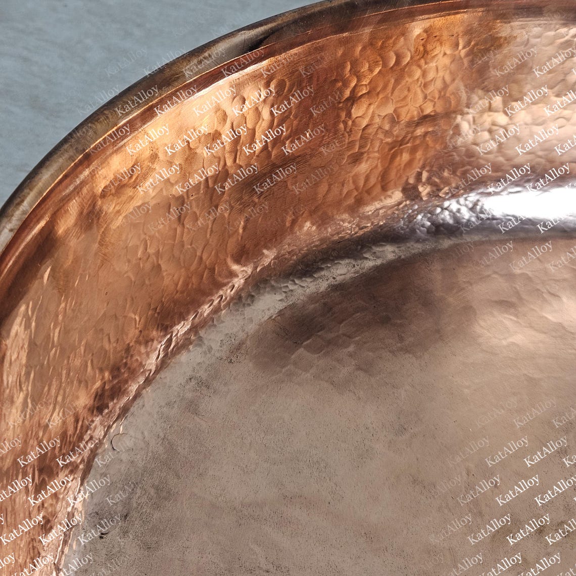 Hammered Copper Foot Bath Bowl, Unlacquered Pedicure Basin - Etsy