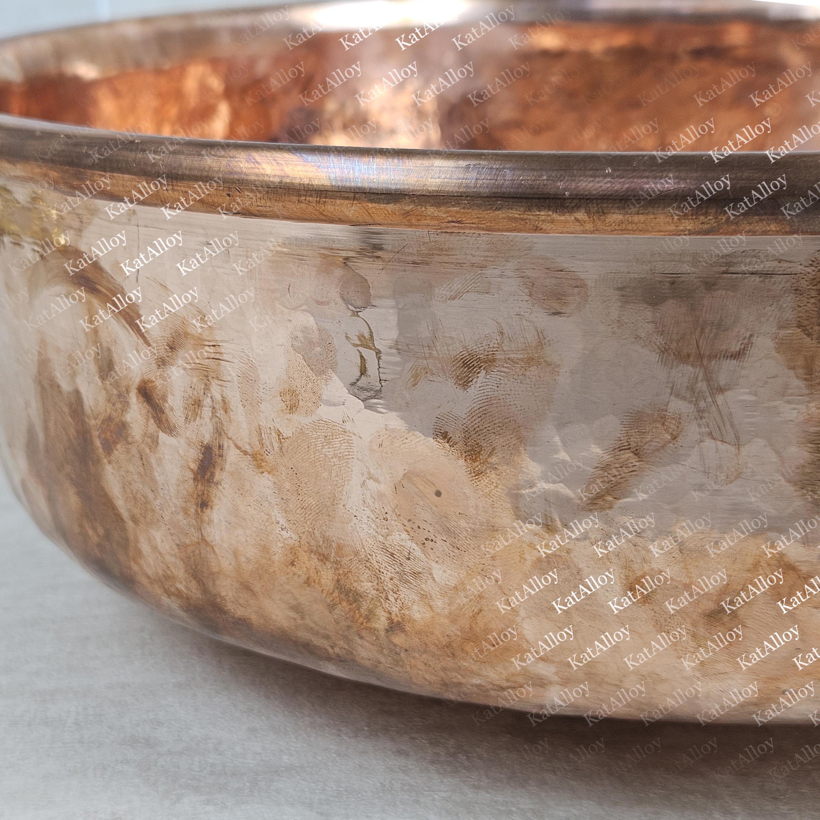 Hammered Copper Foot Bath Bowl, Unlacquered Pedicure Basin - Etsy