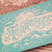 Tennessee State Blue - 12.5 X 19 Block Print - Etsy