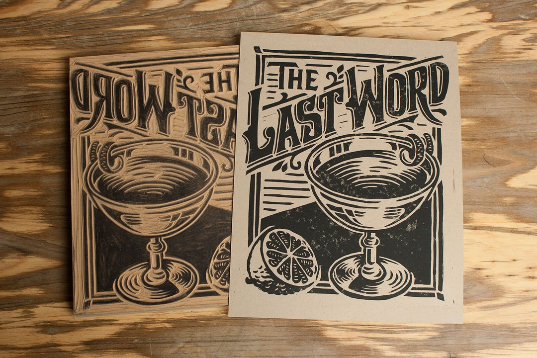 The Last Word - Block Print - Etsy