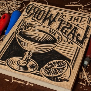 The Last Word - Block Print - Etsy