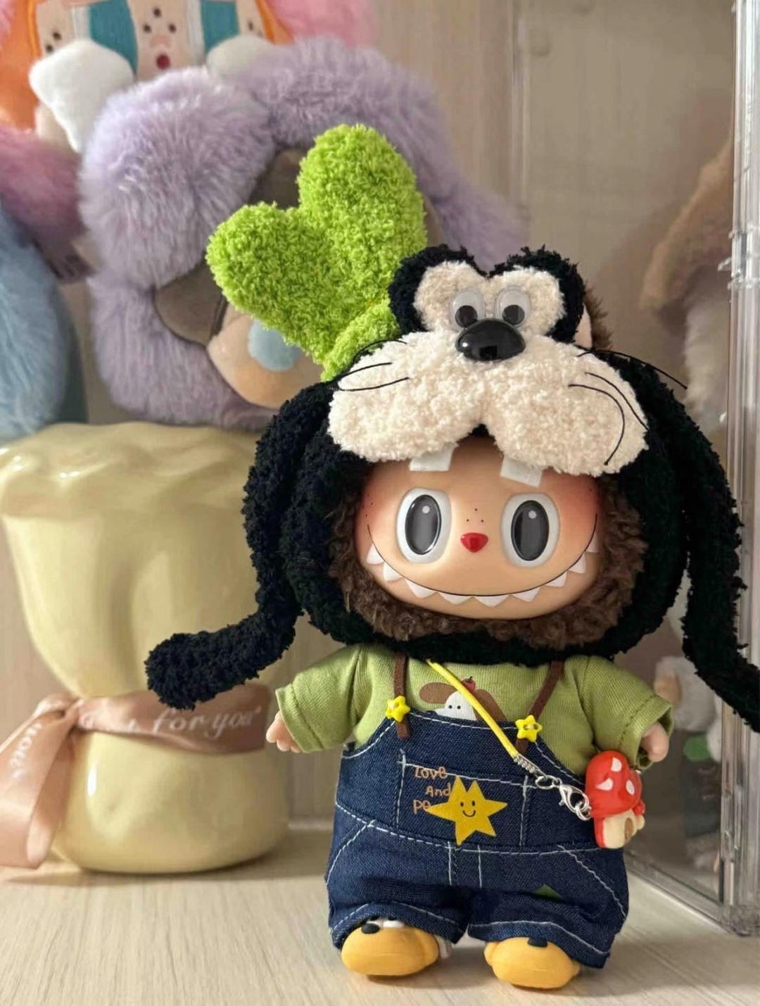 Labubu Crochet Goofy Clothes With Shoes Glasses Purse Overall Outfit V1 ...