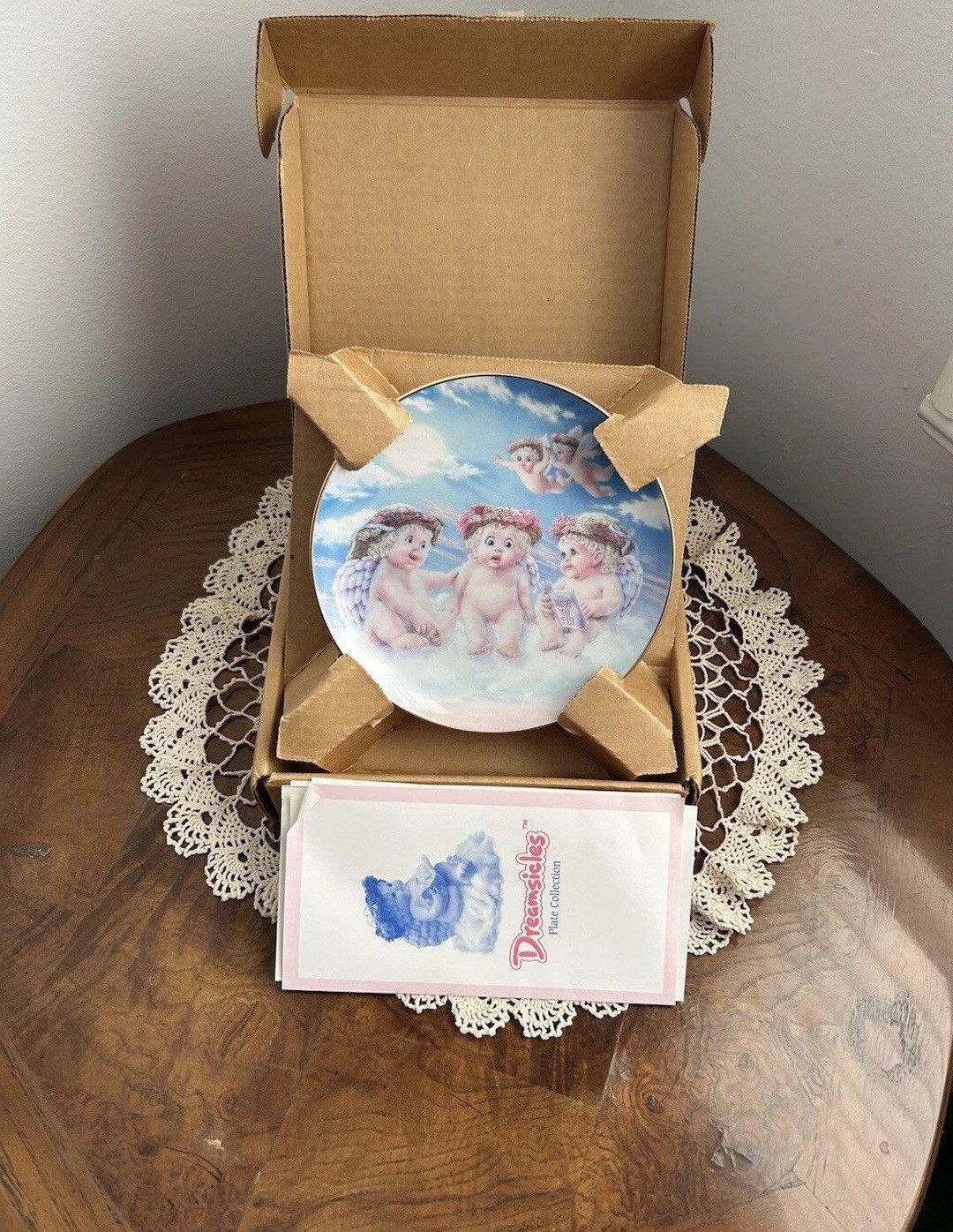 Rare 1994 Dreamsicles the Flying Lesson Plate by Kristin Limited ...