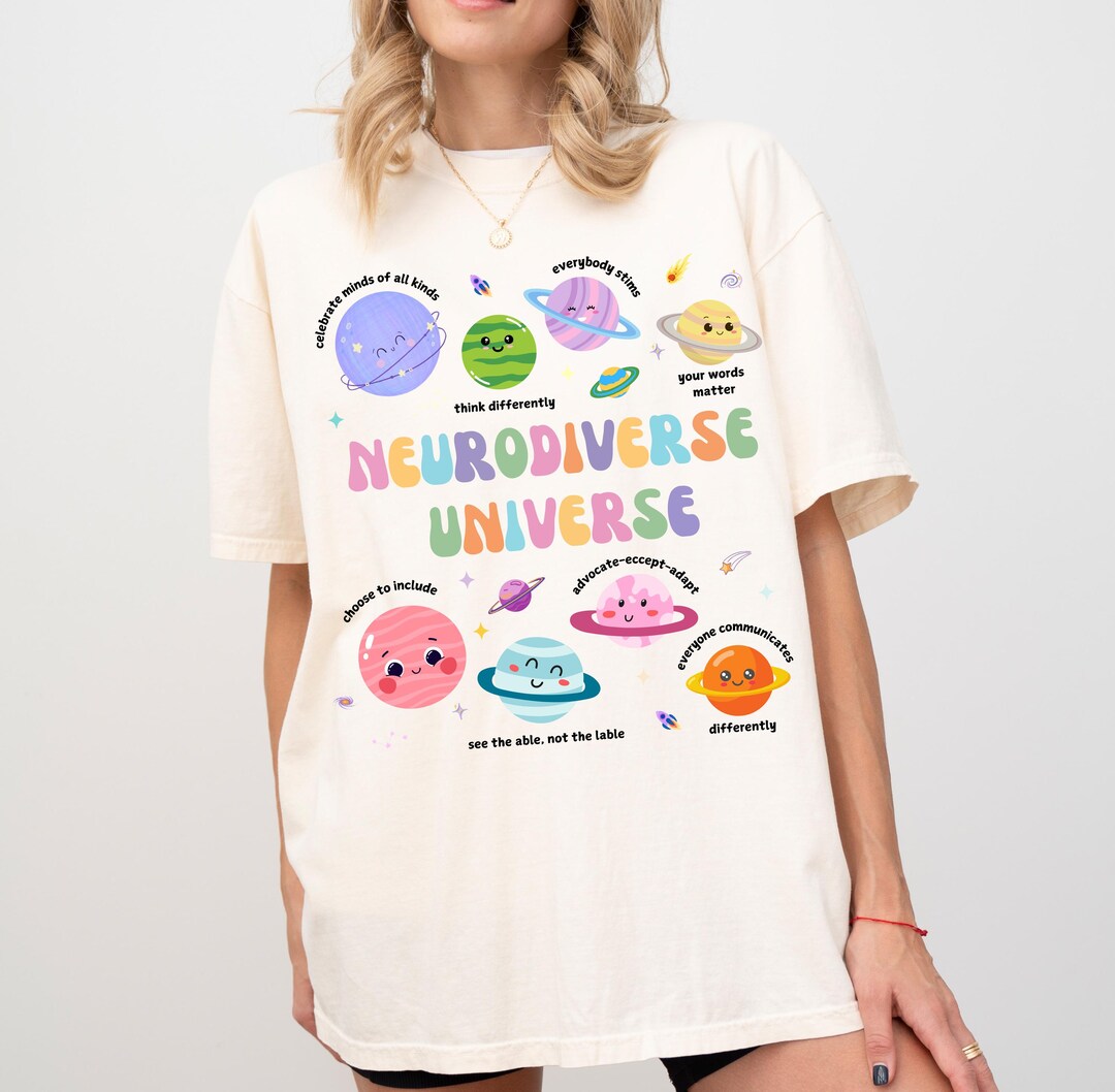 Autism Awareness Shirt, Neurodiverse Universe Shirt, Sped Teacher Shirt ...