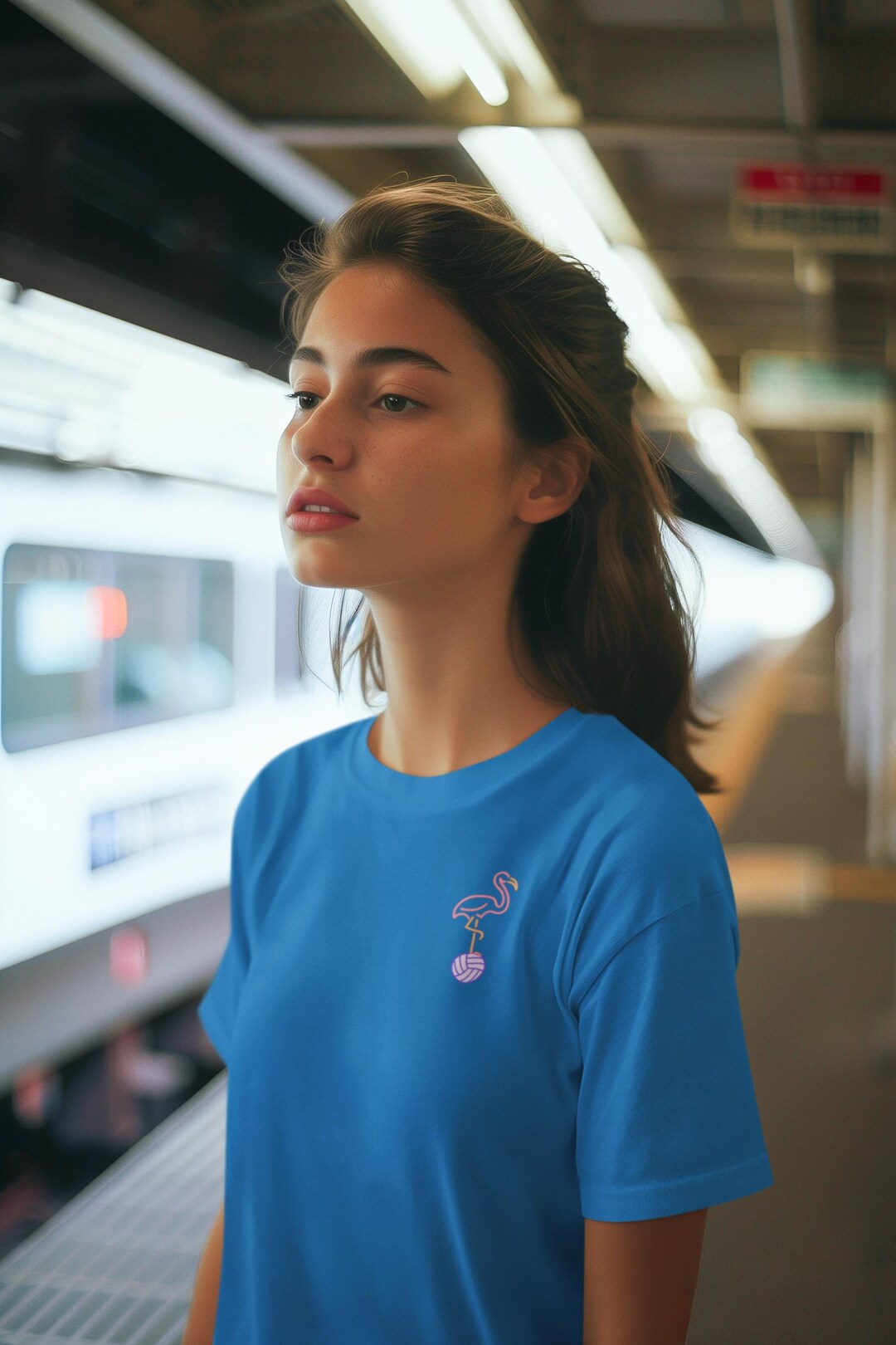 YOUTH Glow Polo: Retro Water Polo Blue Shirt - Etsy
