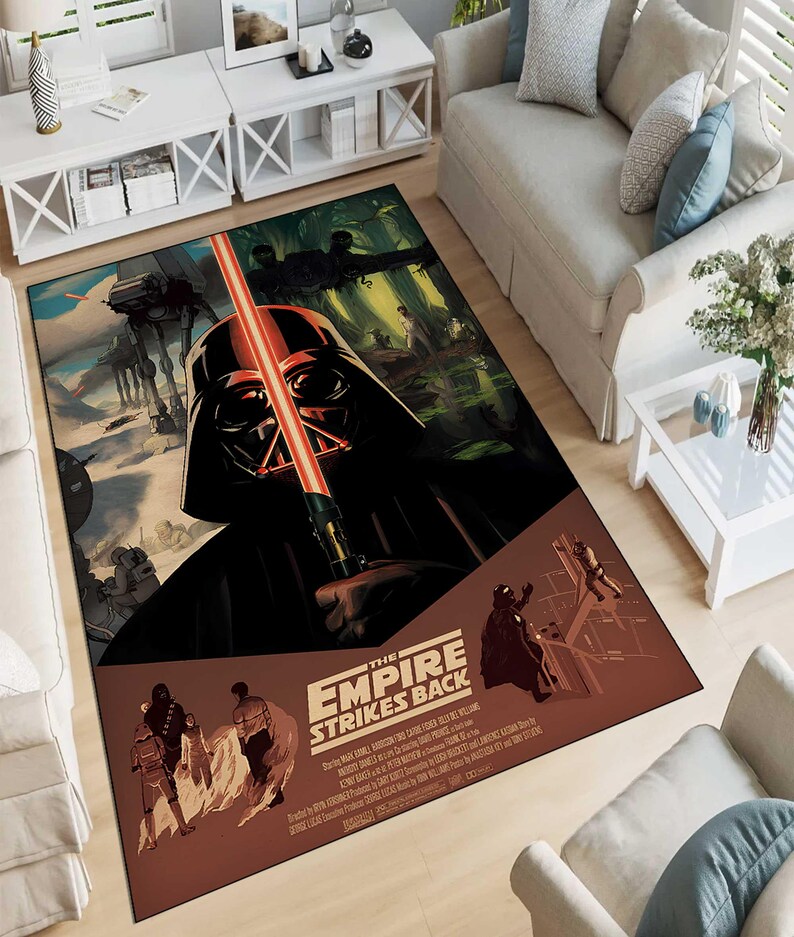 Empire Strikes Back Rug: Custom Star Wars Design, Non-slip Hallway Mat ...