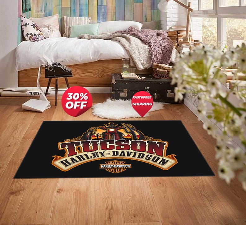 Motor Bike Fans Rug, Motorcycle Rug,home Decor, Personalized Rug, Anime ...