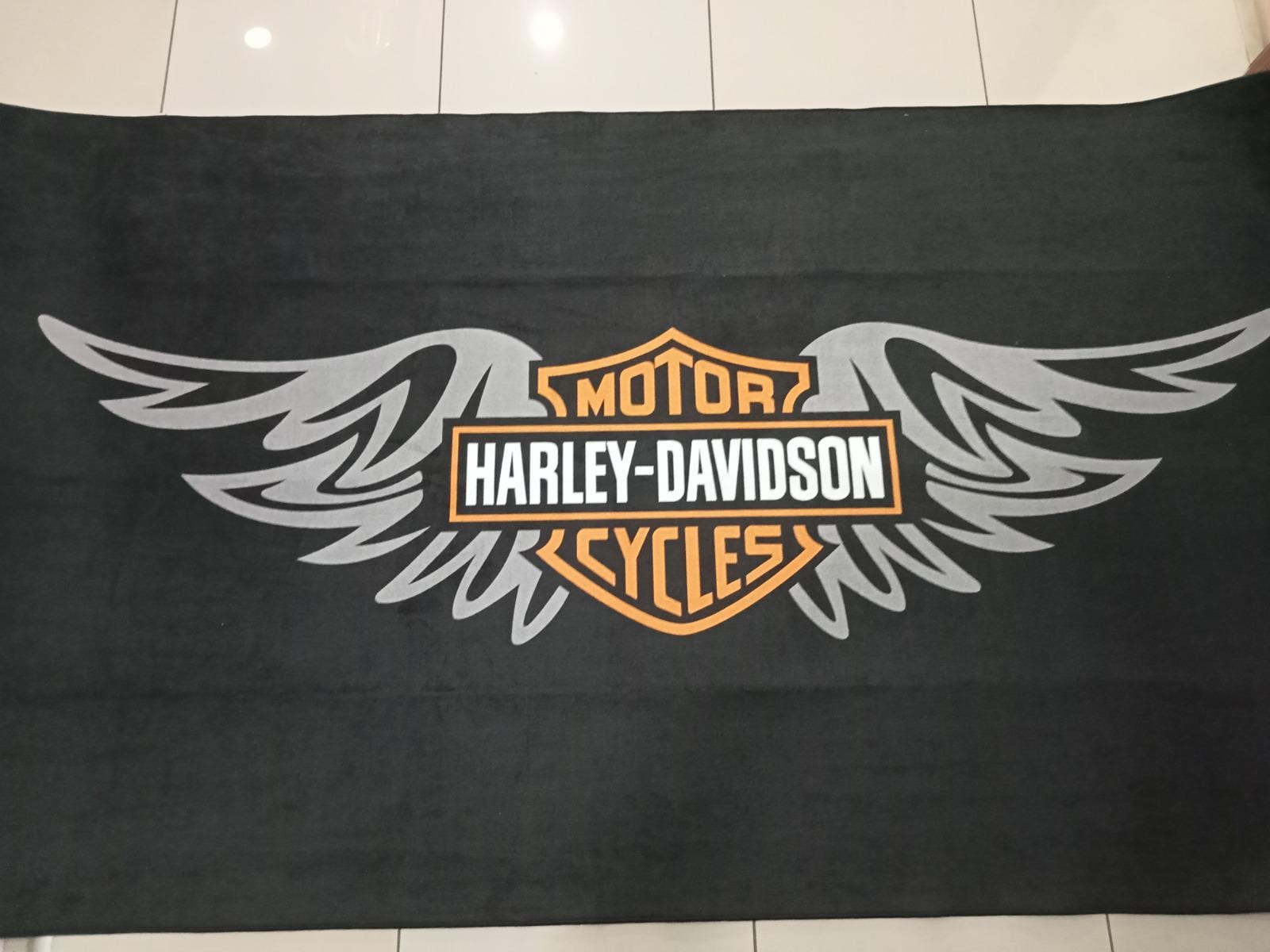 HARLEY Davidson Motorcycle Rug: Personalized Hypebeast Fashion Art, Non ...