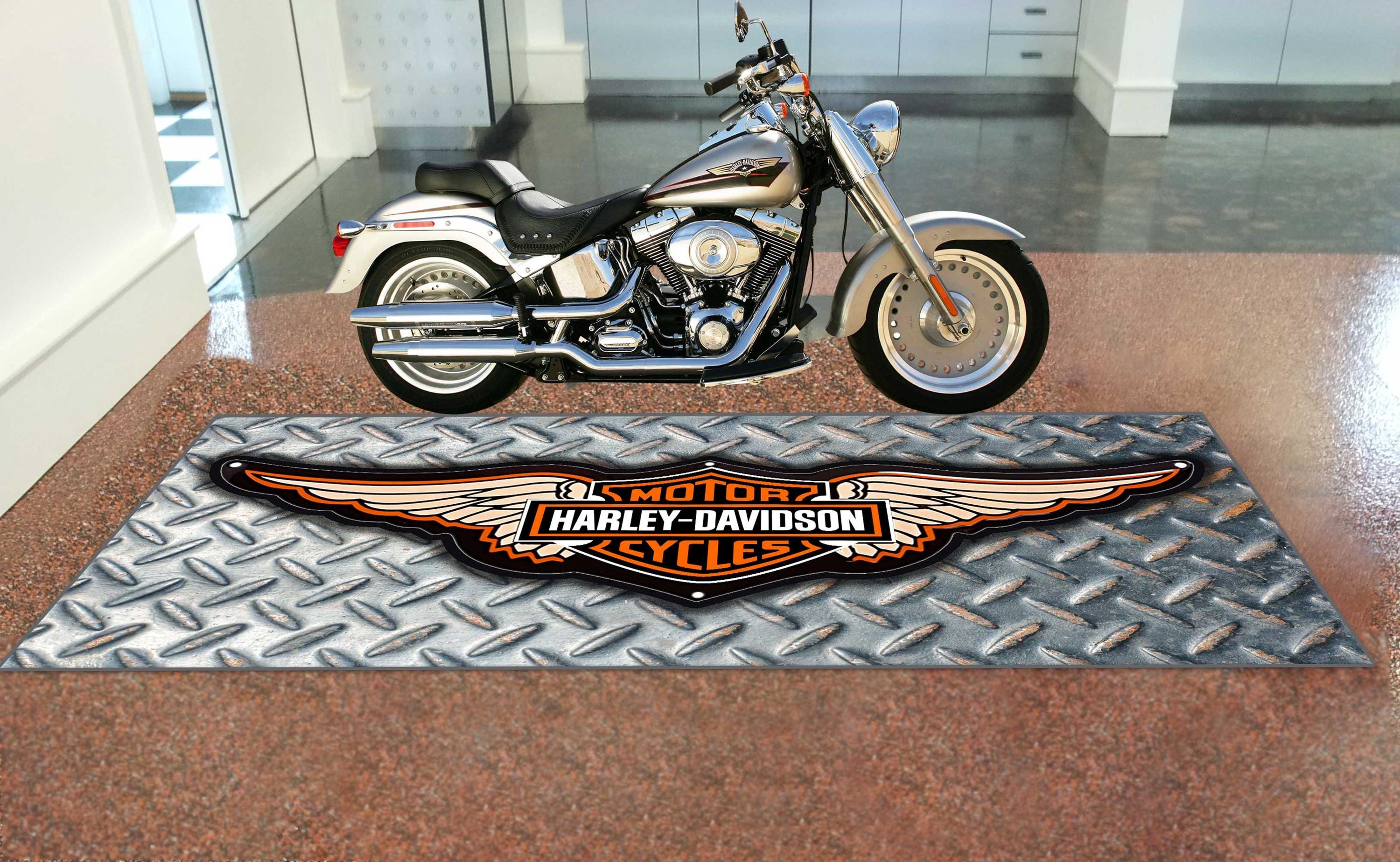 HARLEY Davidson Motorcycle Rug: Personalized Hypebeast Fashion Art, Non ...