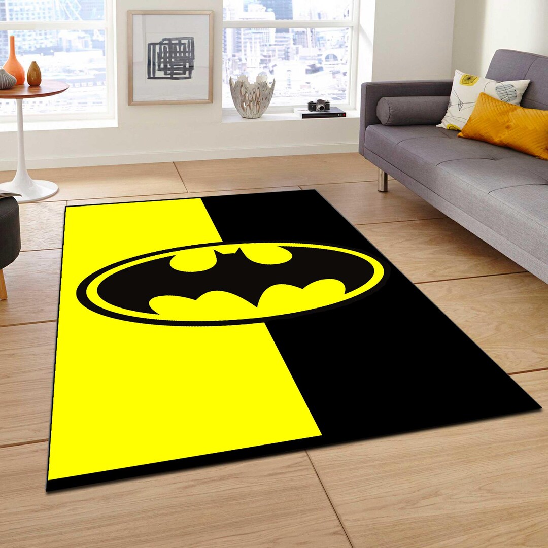 BATMAN, Batman Rug, Batman Mat, Home Decor, Kids Room Rug, Gamer Rug ...