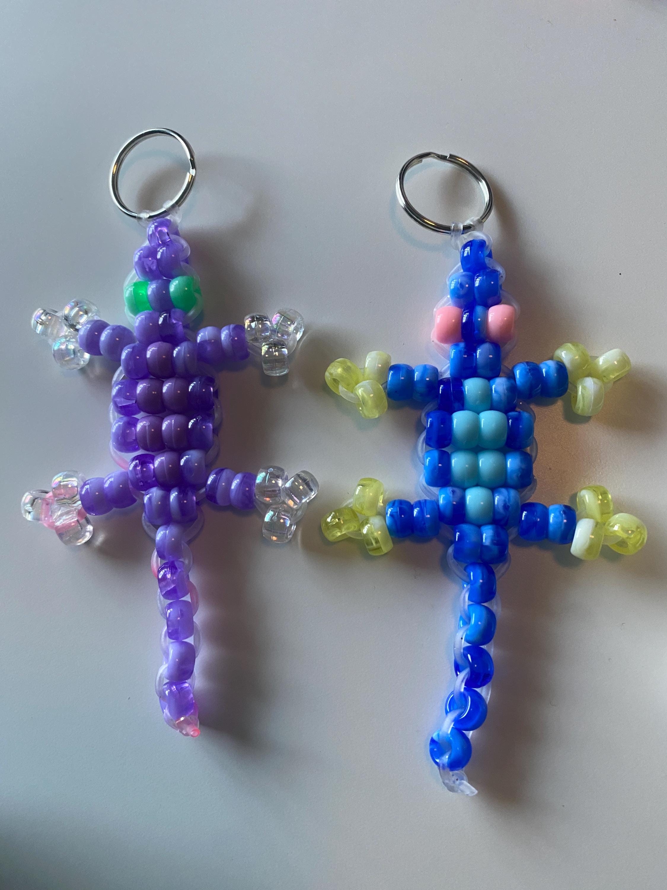 Y2K Pony Bead Keychains , Bag Charm , Backpack Keychain - Etsy