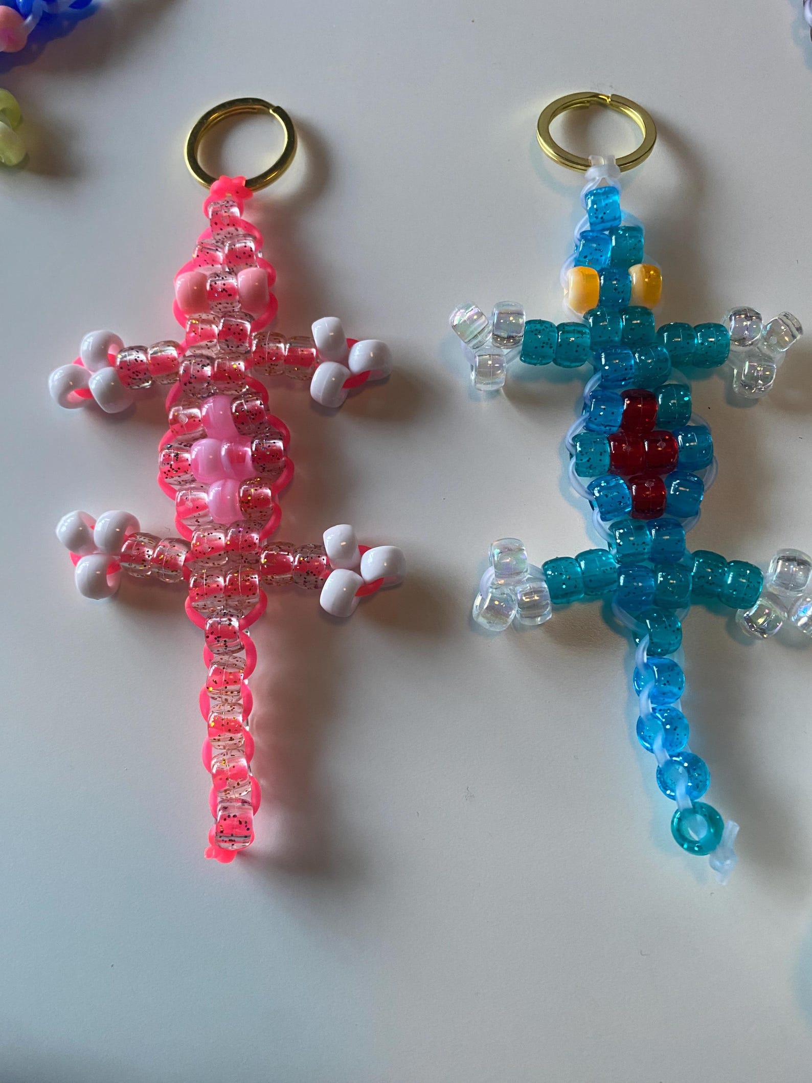 Y2K Pony Bead Keychains , Bag Charm , Backpack Keychain - Etsy