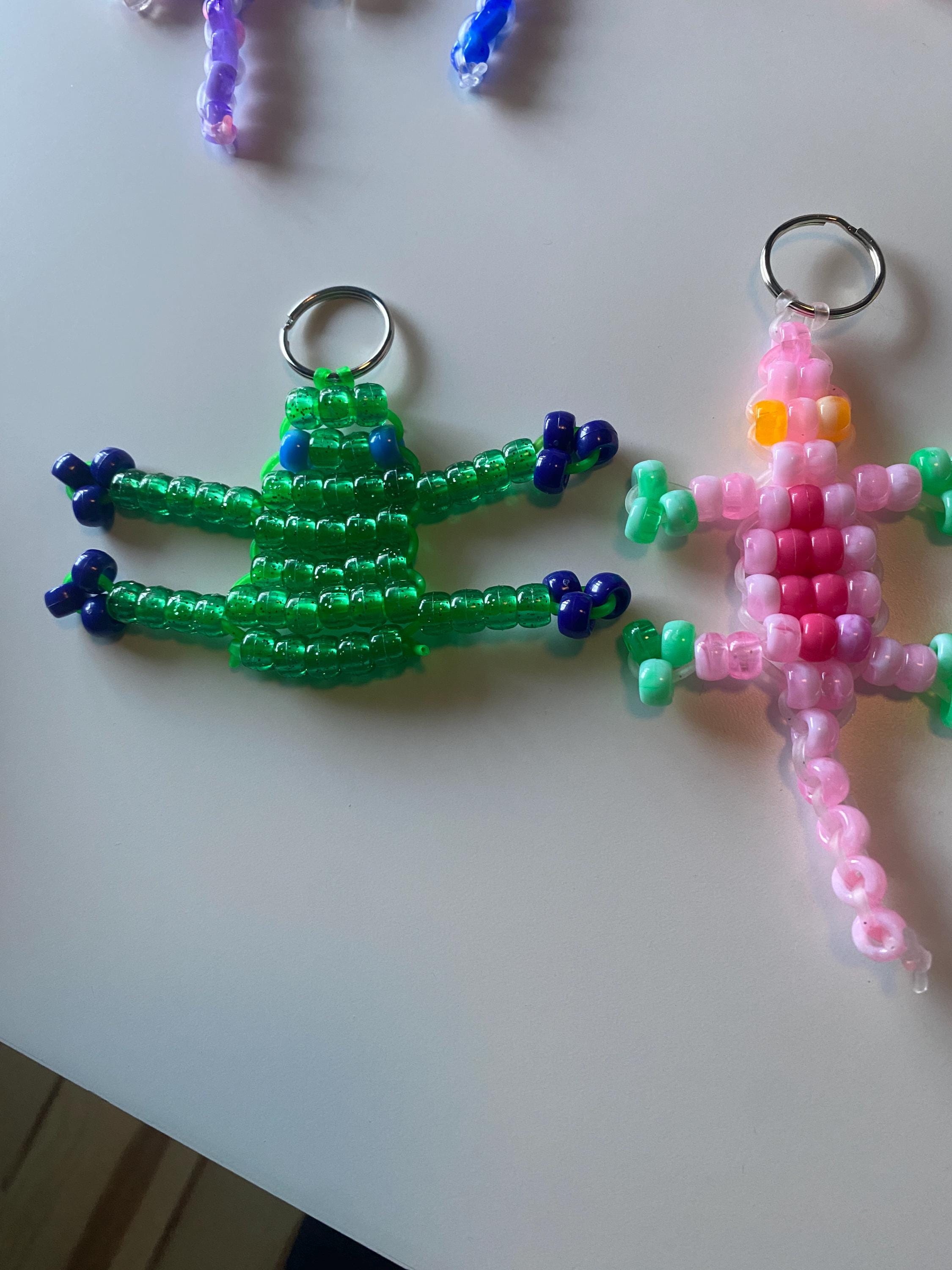 Y2K Pony Bead Keychains , Bag Charm , Backpack Keychain - Etsy