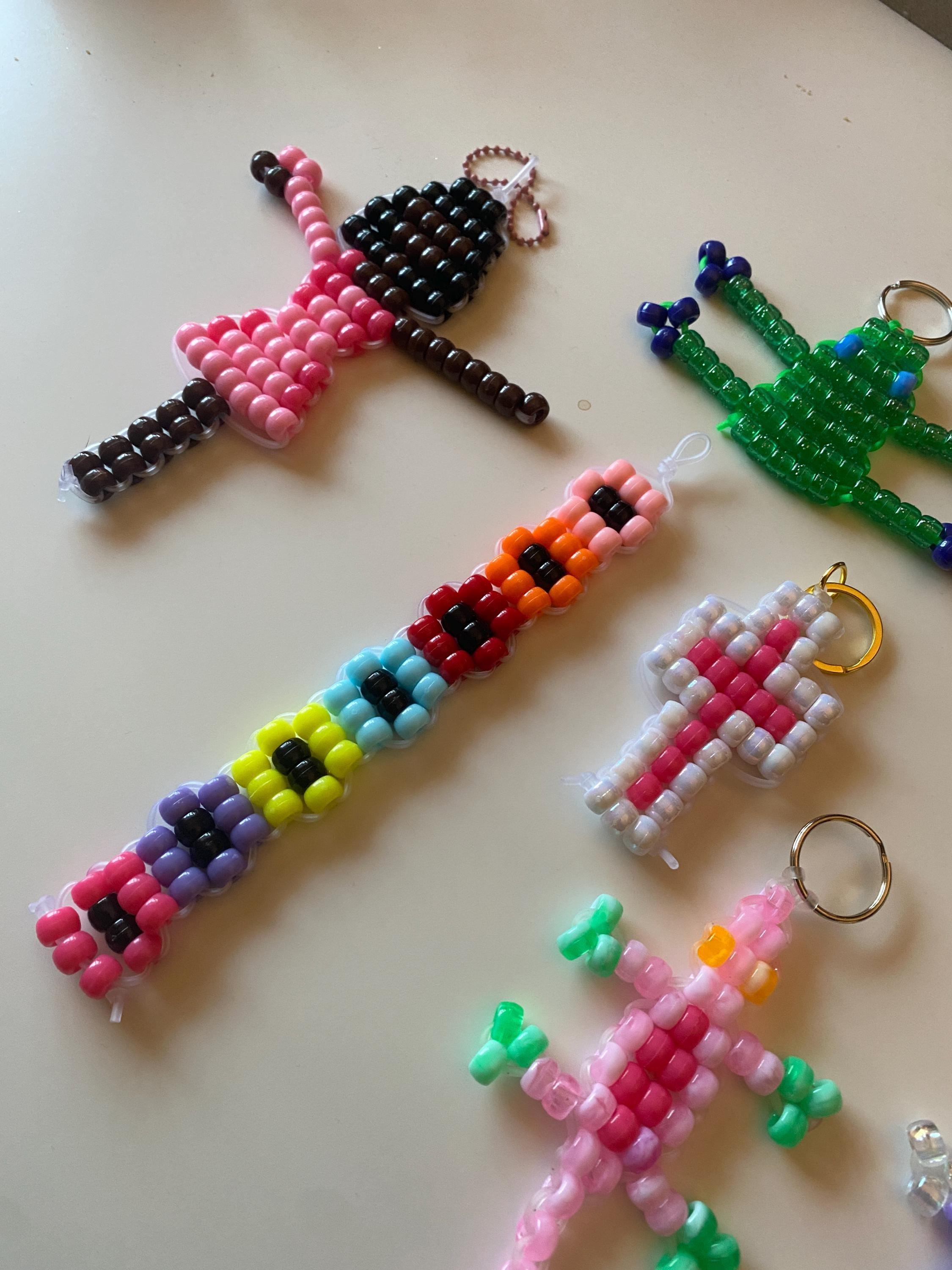 Y2K Pony Bead Keychains , Bag Charm , Backpack Keychain - Etsy