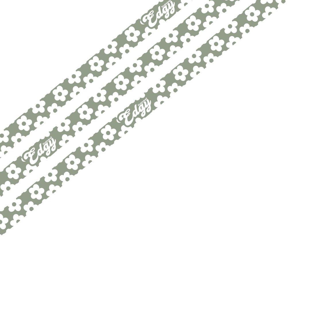 Green Floral Pickleball Paddle Edge Tape 3 Pack Edgy Pickleball - Etsy