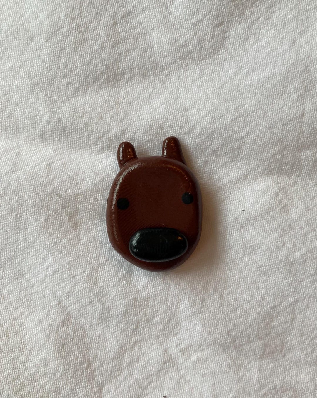 Handmade Cute Clay Capybara Figure - Etsy