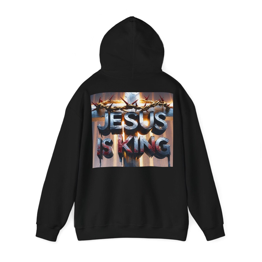 Christian Jesus King Bible Inspired Hoodie, Unisex Sweatshirt ...