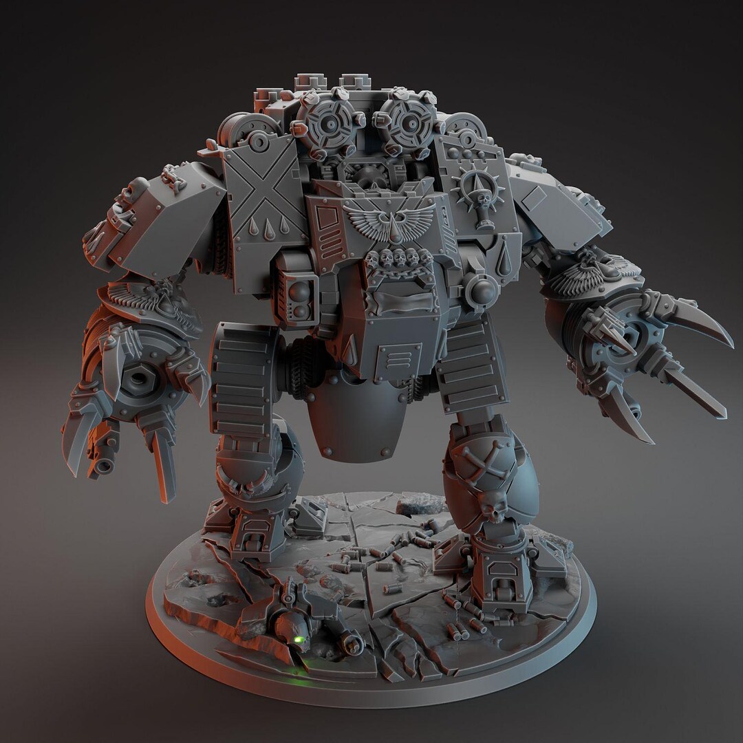 Thicc Boi Redemption Dreadnought Warhammer40k 3d Print Table Game ...