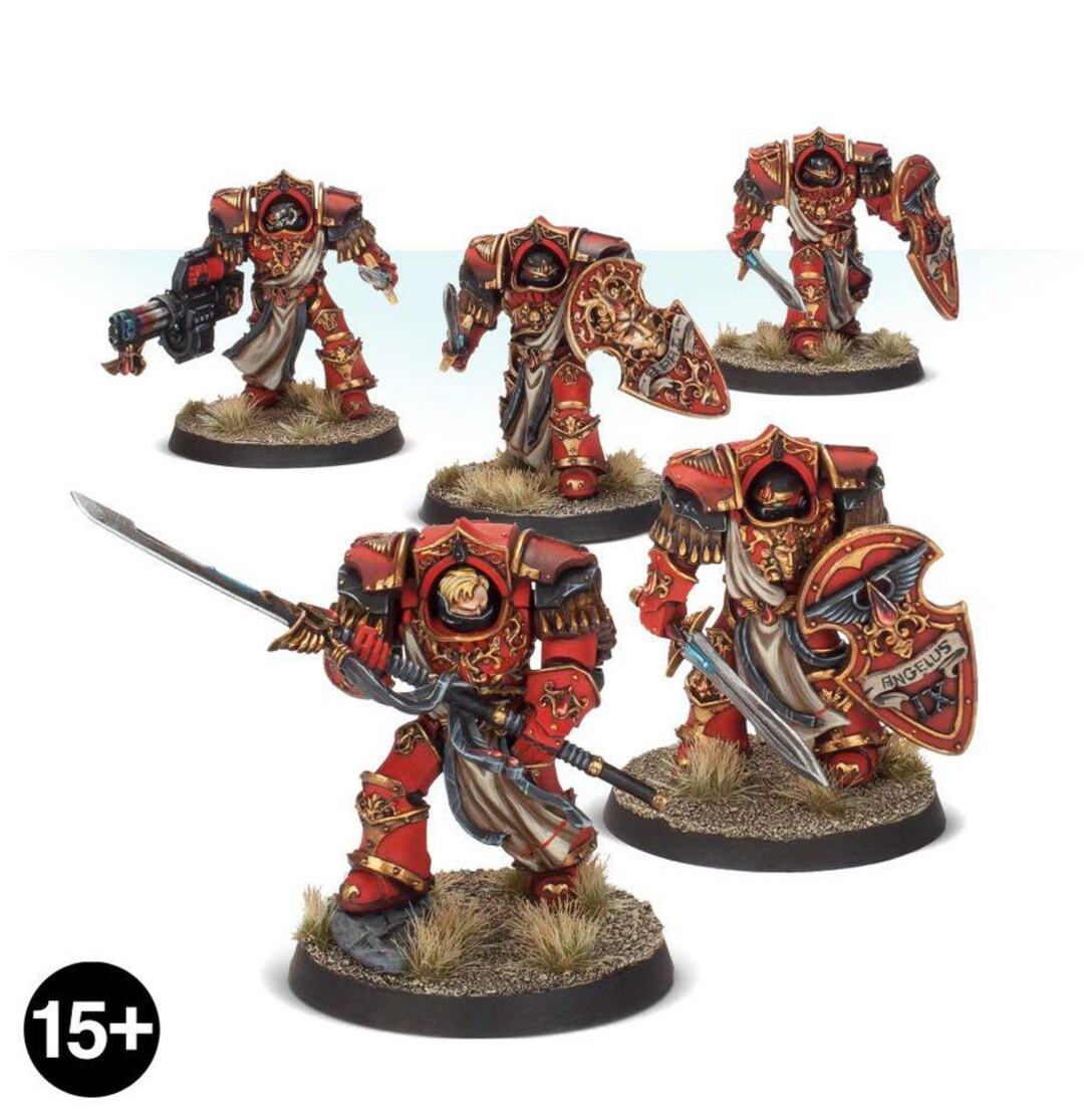 Crimson Paladin Set Warhammer40k Table Game Wargame Standard Dimension ...