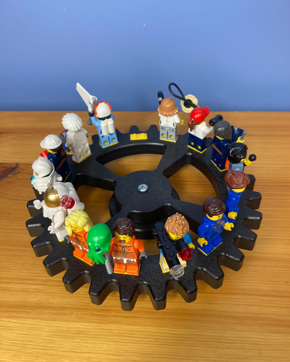 Large Table Top Gear and Minifigure Display Holds 15 Figures. | Etsy