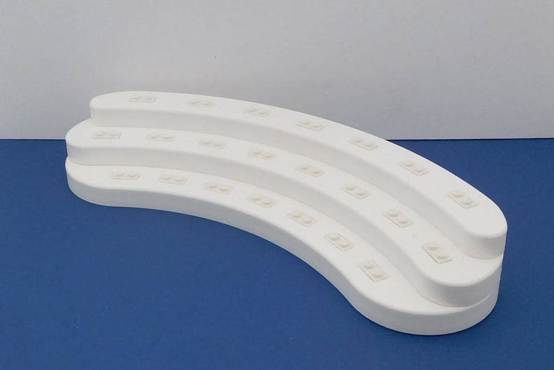 Large Crescent Shaped Minifigure Display Stand White Poly - Etsy