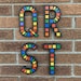 Black "brick Script" Wall Letters, Embedded With Real Bricks. - Etsy