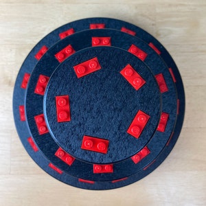 Round 3-tier Minifigure Display Stand Black Poly Lumber - Etsy