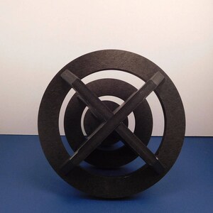 Round 3-tier Minifigure Display Stand Black Poly Lumber - Etsy