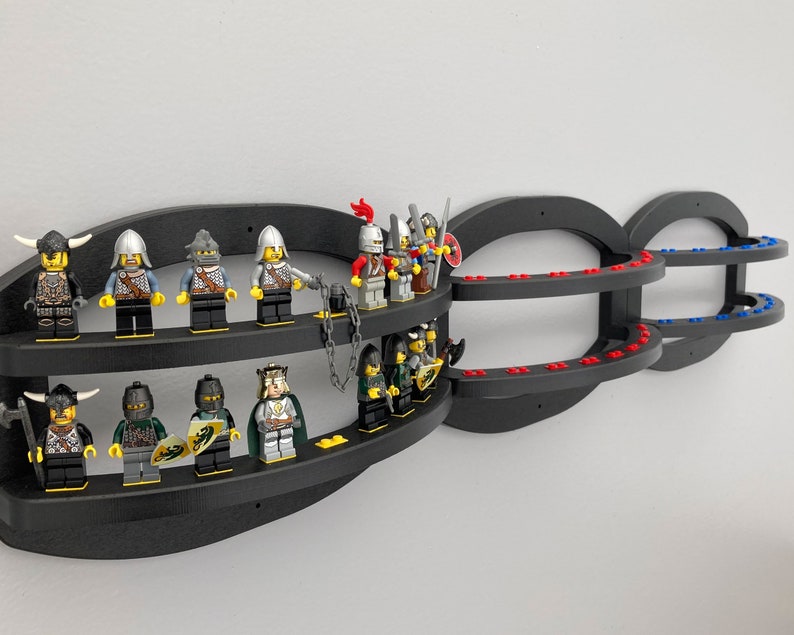 Oval Minifigure Display Shelf Easy to Install and Looks Great - Etsy