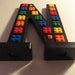 Black brick Script Stand-up Letters, Embedded With Real Bricks. - Etsy