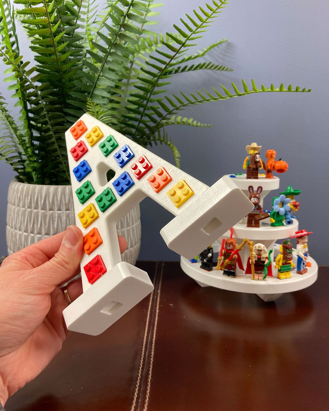 White "brick Script" Stand-up Letters, Embedded With Real Bricks. - Etsy