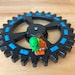 Wall Display Gear Kit, 10 Gears Embedded With 125 Bricks. - Etsy