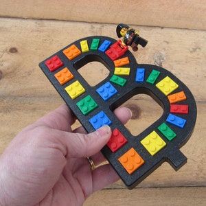 Black brick Script Stand-up Letters, Embedded With Real Bricks. - Etsy