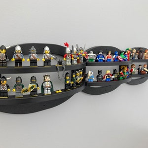 Oval Minifigure Display Shelf, Easy to Install and Looks Great on the ...