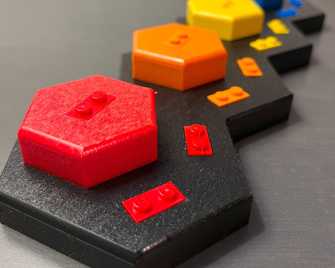 Hex Shaped Display Stand Holds 12 Minifigures - Etsy