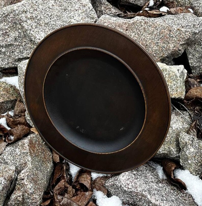 Wooden Plate - Rustic Dinnerware, Table Decor, Wooden Platter, Wall ...