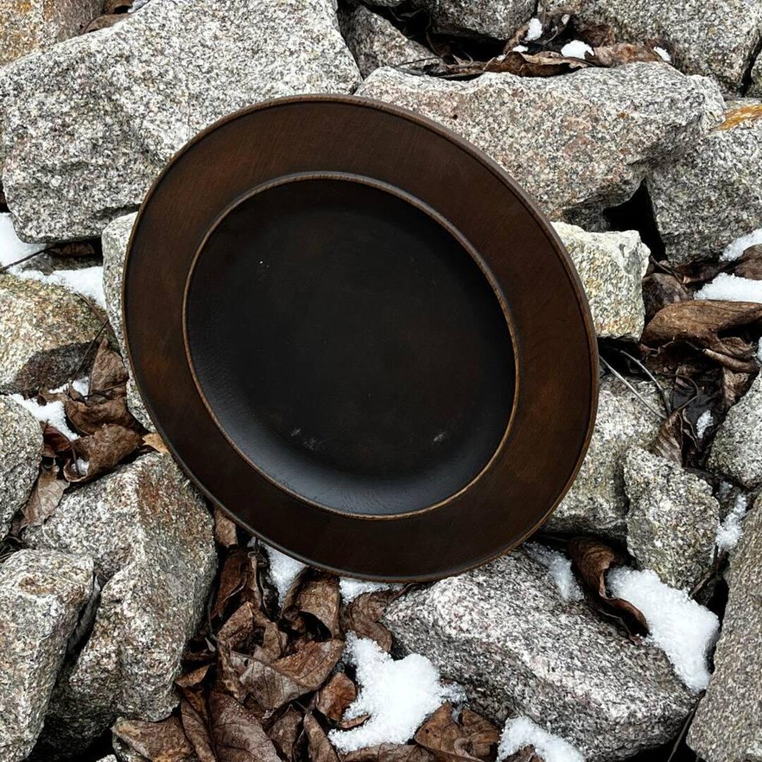 Wooden Plate - Rustic Dinnerware, Table Decor, Wooden Platter, Wall ...