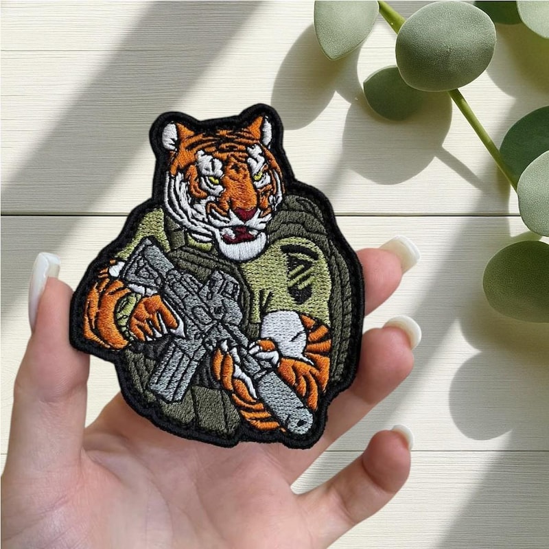 Tiger Patch for Clothes - Etsy