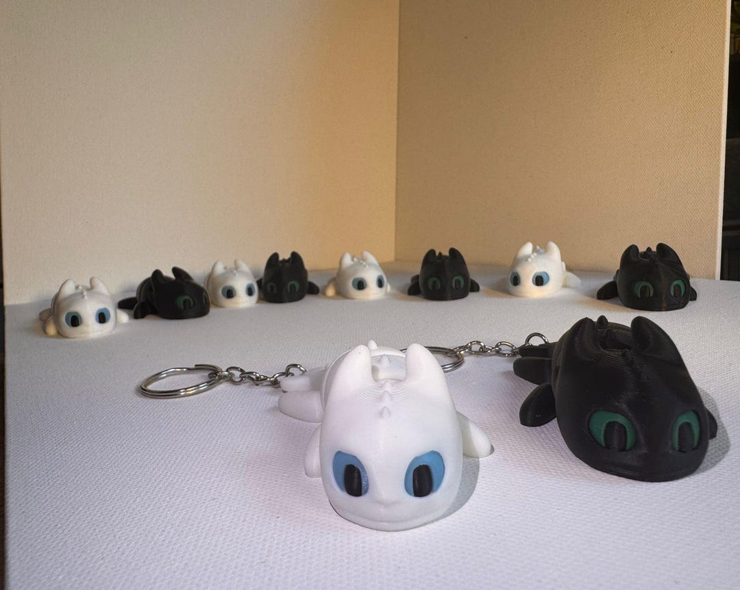 Baby Dragon Key Ring - Etsy