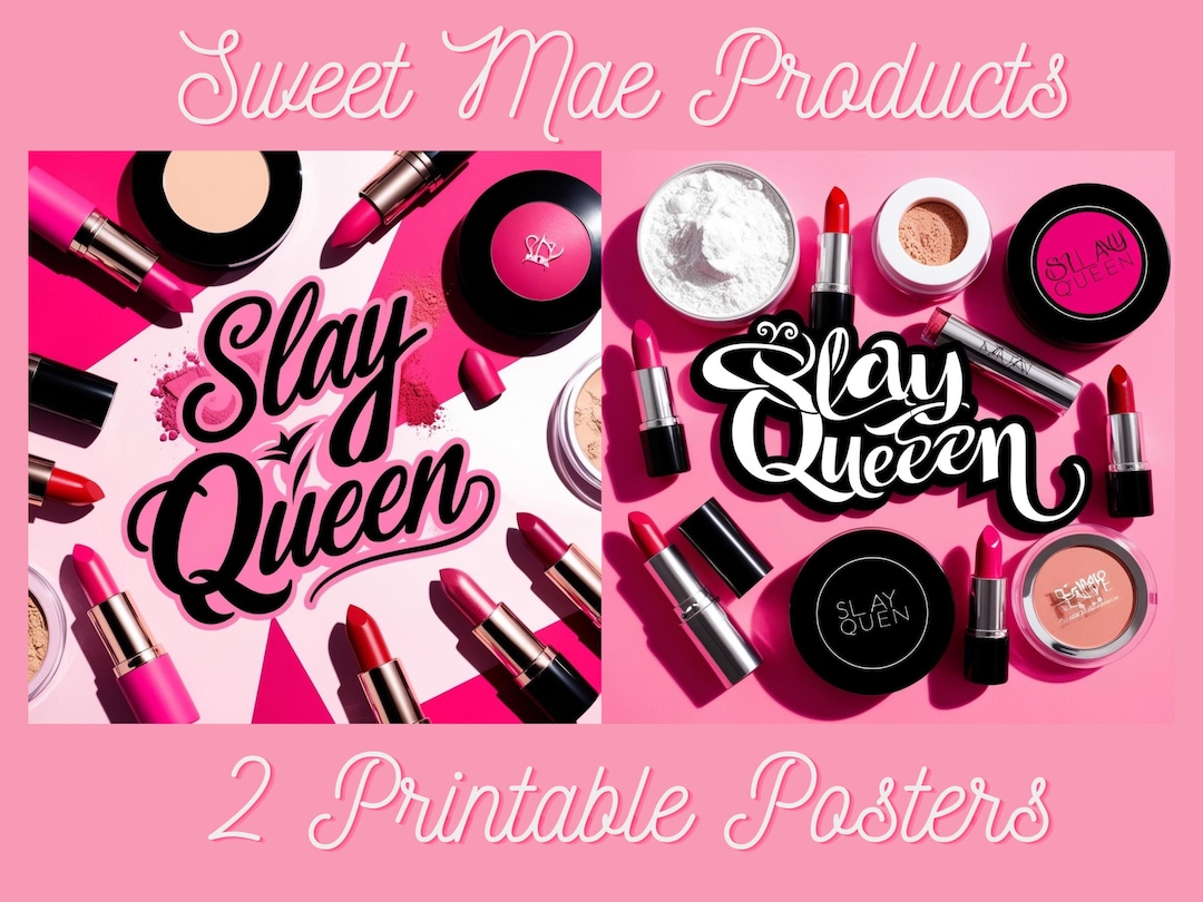 Slay Queen Printable Posters DTI Inspired - Etsy