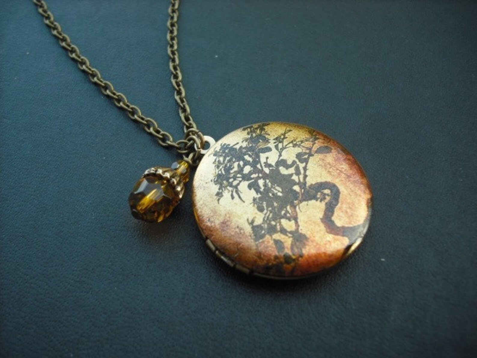 Bonsai Tree Locket Necklace - Etsy