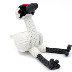 CROCHET PATTERN Amigurumi Whooping Crane Bird by Mevvsan [PDF Instant ...