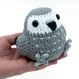 CROCHET PATTERN Amigurumi African Grey Parrot by Mevvsan [PDF Instant ...