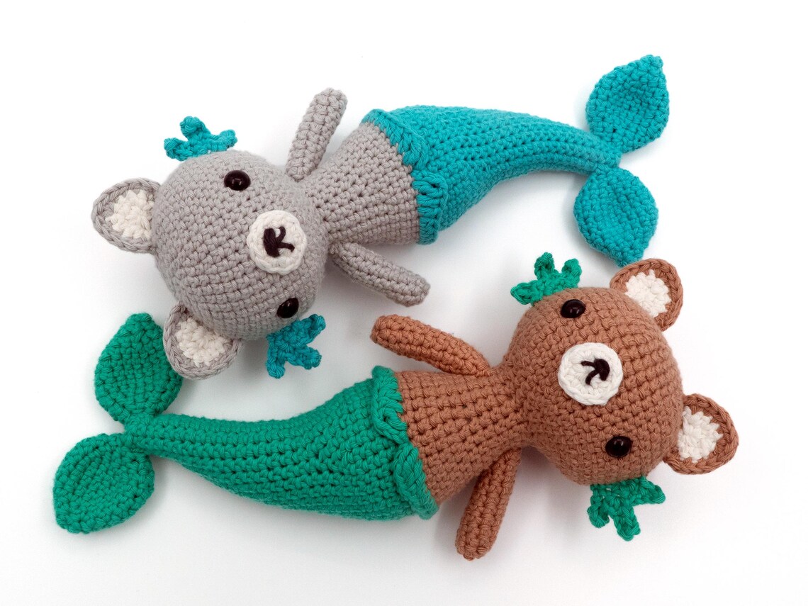 CROCHET PATTERN Mercat, Purrmaid, Merkitty, or Mermaid Cat by Mevvsan ...
